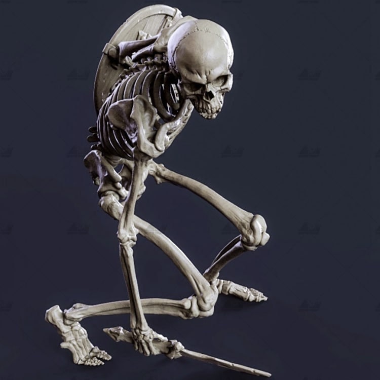 Evil Skeleton STL Model STL File 3D Printable Model - Etsy