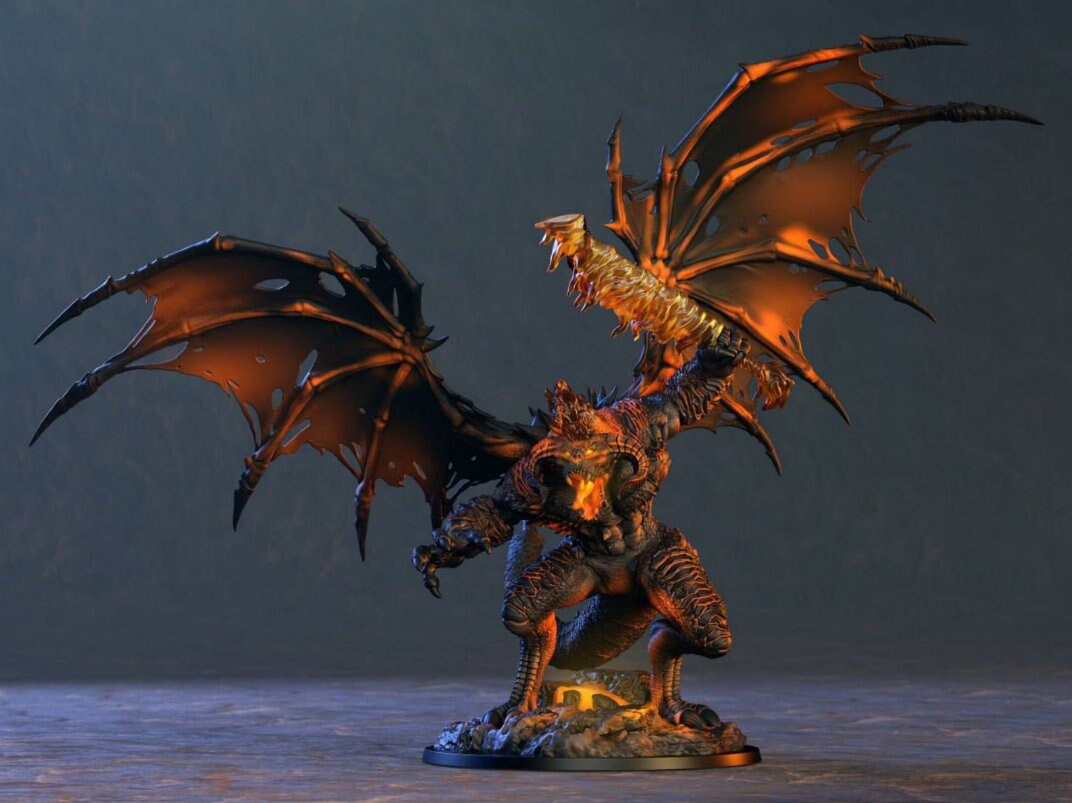 Balrog STL Model STL File 3D Printable Model - Etsy