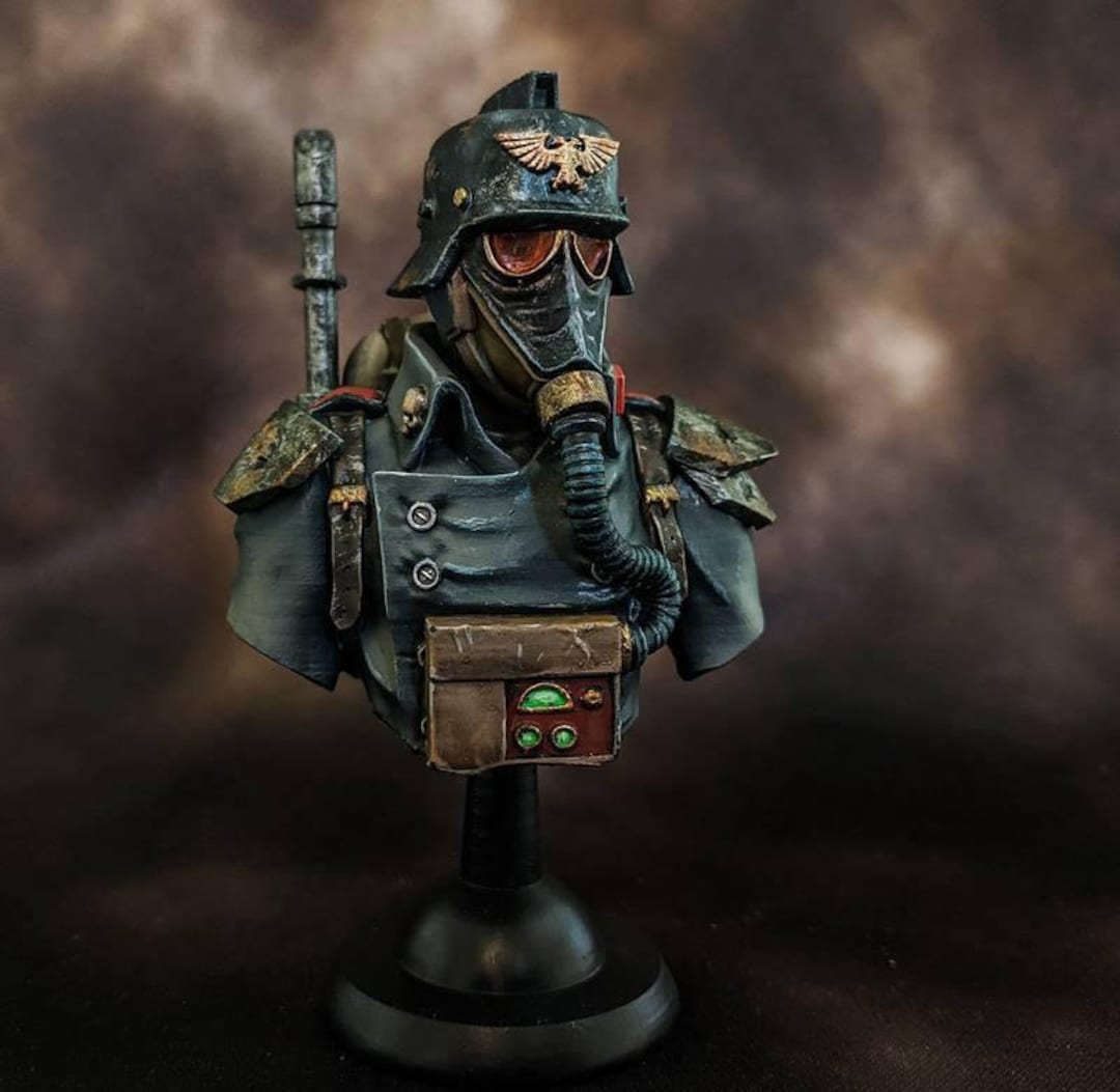 Warhammer Bust STL Model STL File 3D Printable Model - Etsy