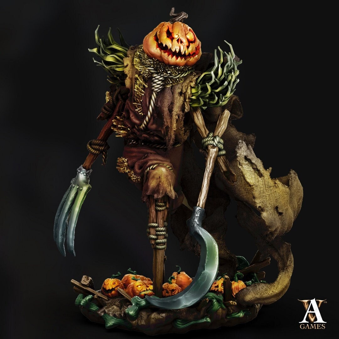 Pumpkin Horror STL Model STL File 3D Printable Model - Etsy