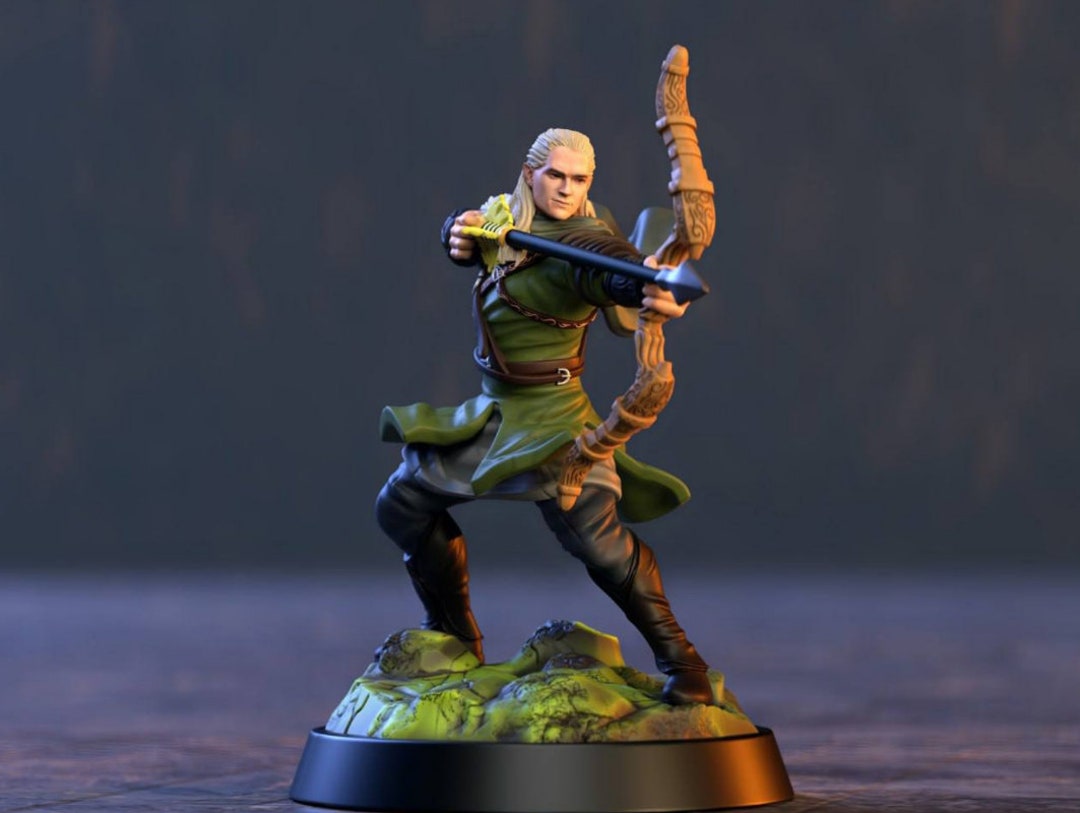 Legolas STL Model STL File 3D Printable Model - Etsy Canada