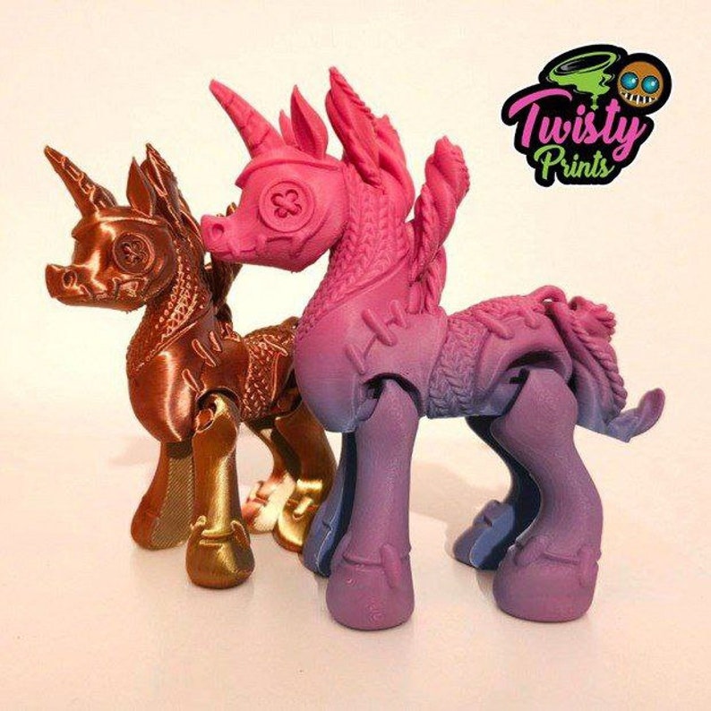 Flexi Unicorn STL Model STL File 3D Printable Model - Etsy Flexi Unicorn STL Model STL File 3D Printable Model - Etsy