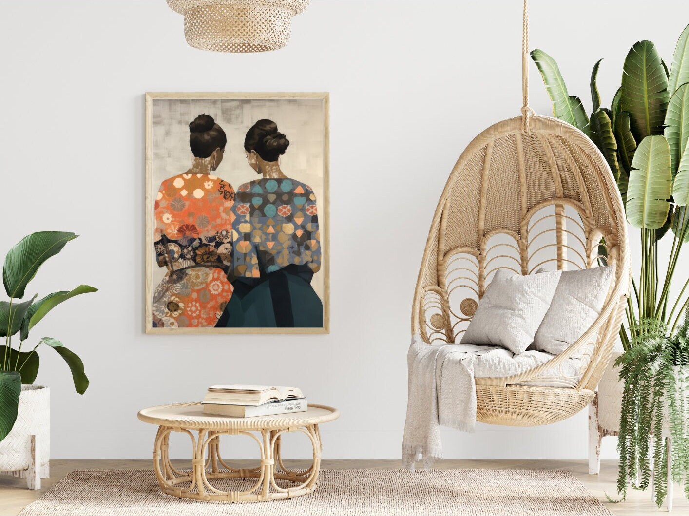 Set of 3 Sapphic Wall Deco Prints Boho Style LGBT Wlw Vintage Home Art ...