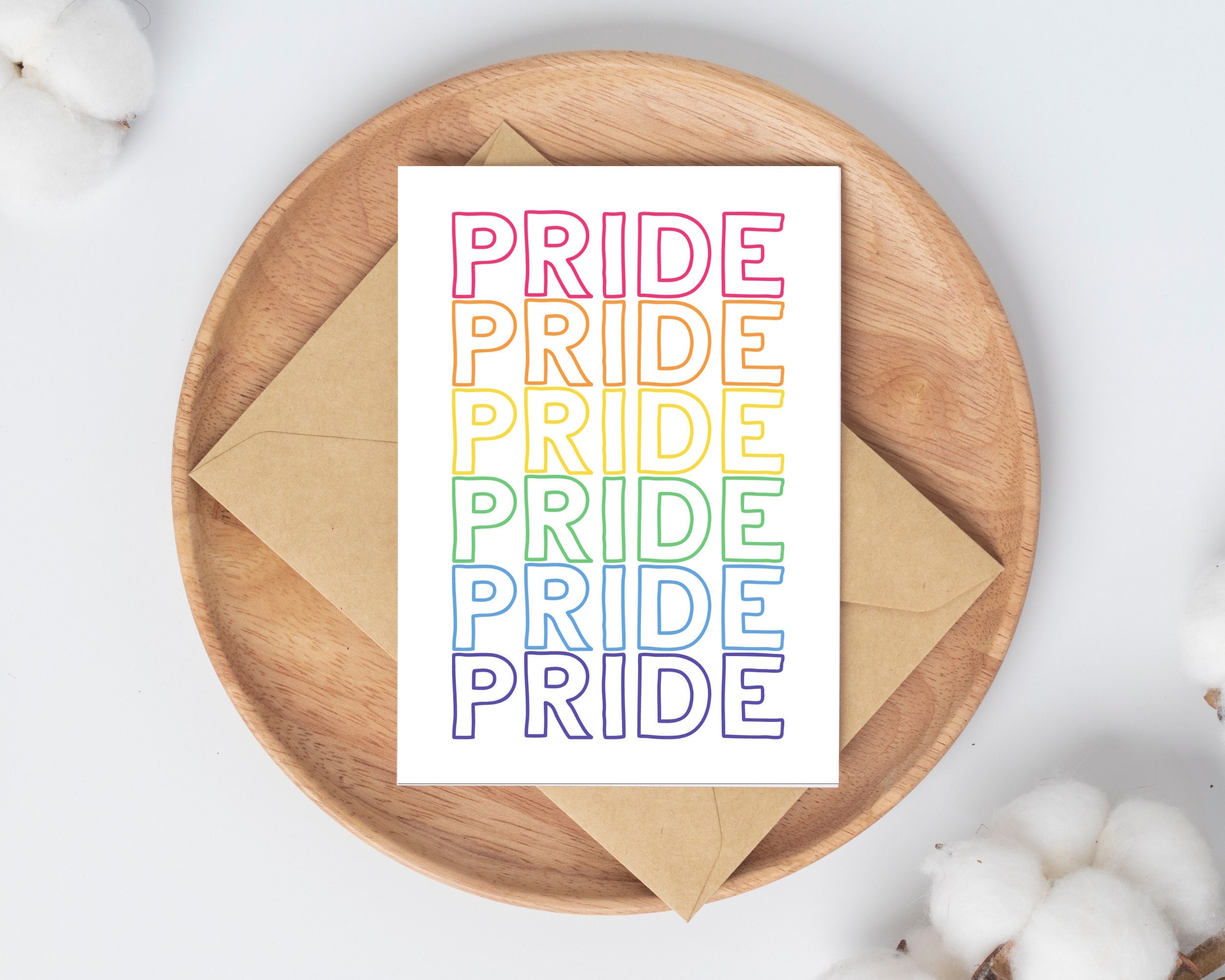 Set of 10 Printable Lgbt Art | Pride Cards | Cartoon Queer Greeting ...