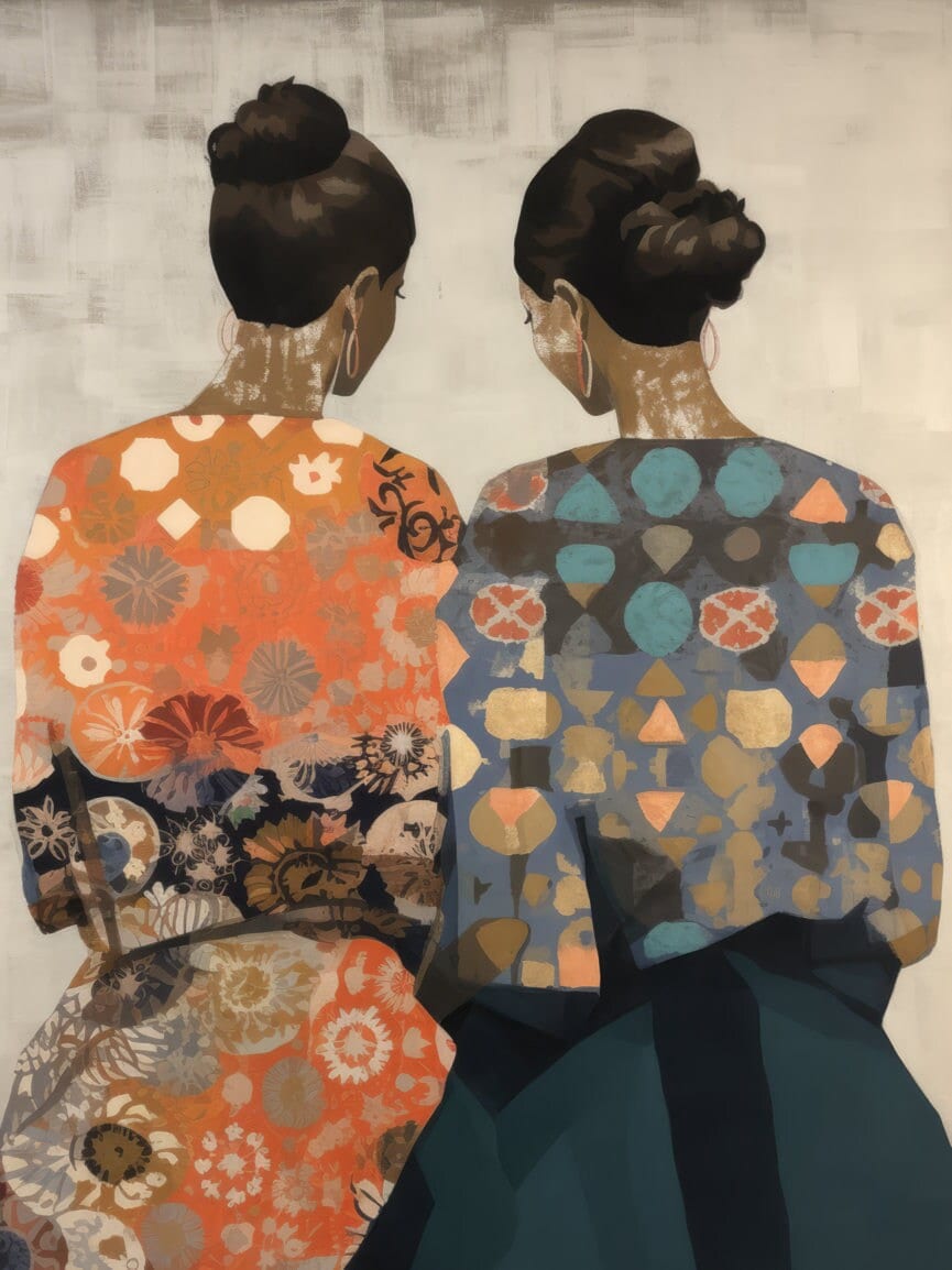 Set of 3 Sapphic Wall Deco Prints Boho Style LGBT Wlw Vintage Home Art ...