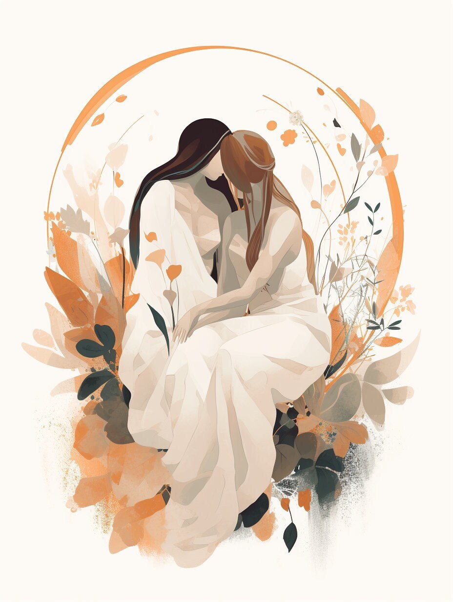 Lesbian Wall Art Prints Set of 3 LGBT Wlw Vintage Sapphic - Etsy