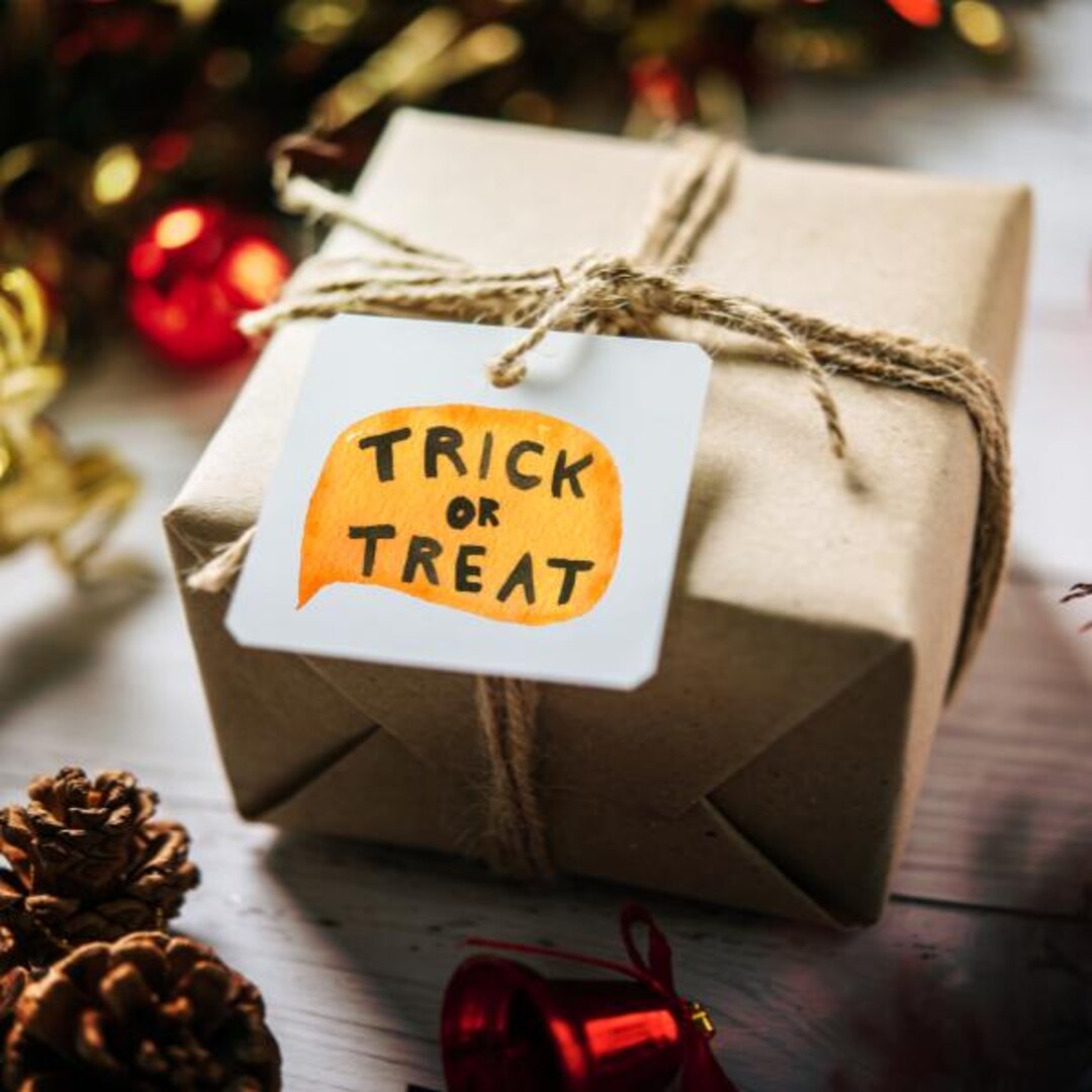 Gift Tags, Hostess Gift Tags, Trick or Treat Gift Tags, Handcrafted ...