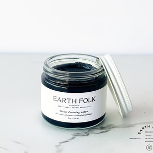 Black Drawing Salve All Natural Drawing Salve, Traditional Black Salve ...