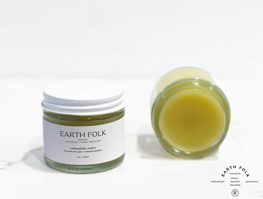 Calendula Salve - All Natural Herbal Salve, Calendula Infused Salve ...