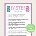 Easter Game Trivia | Printable Easter Game | Easter Quiz | Easter Game ...