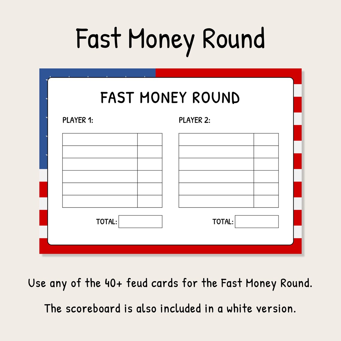 4th of July Friendly Feud Game | 4th July Trivia | Printable 4th of ...