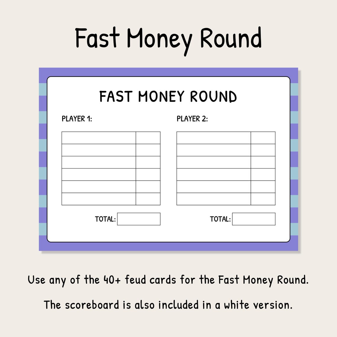 Office Friendly Feud Game | Office Trivia | Printable Office Game ...