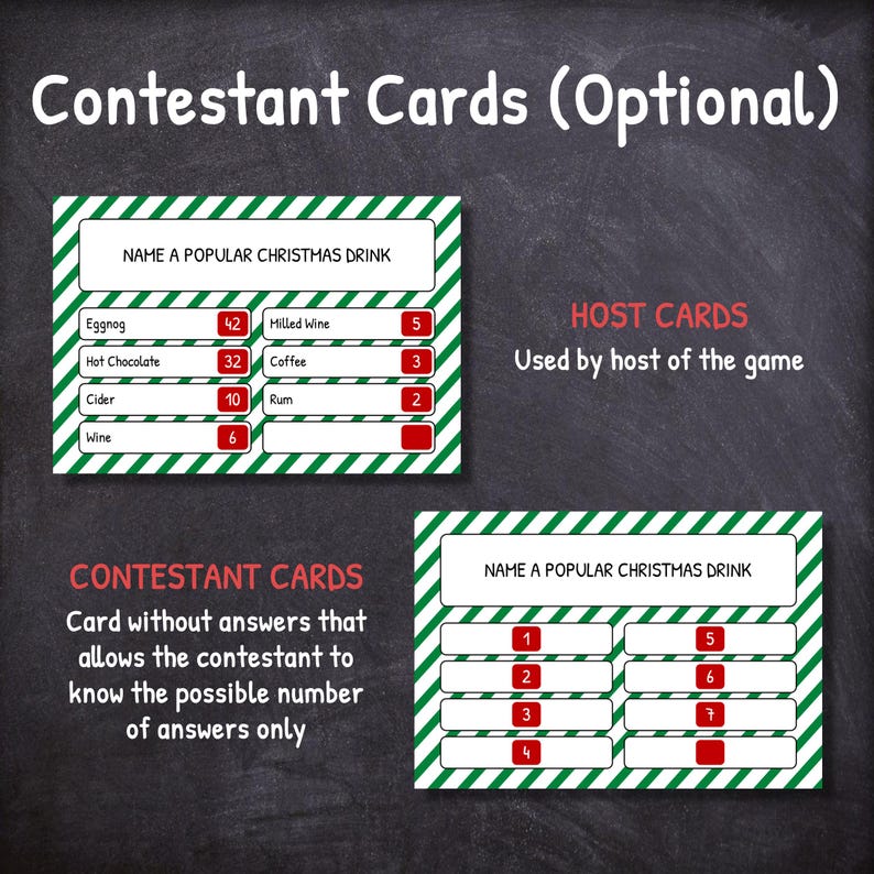 Christmas Trivia Game | Christmas Friendly Feud Game | Christmas Party ...