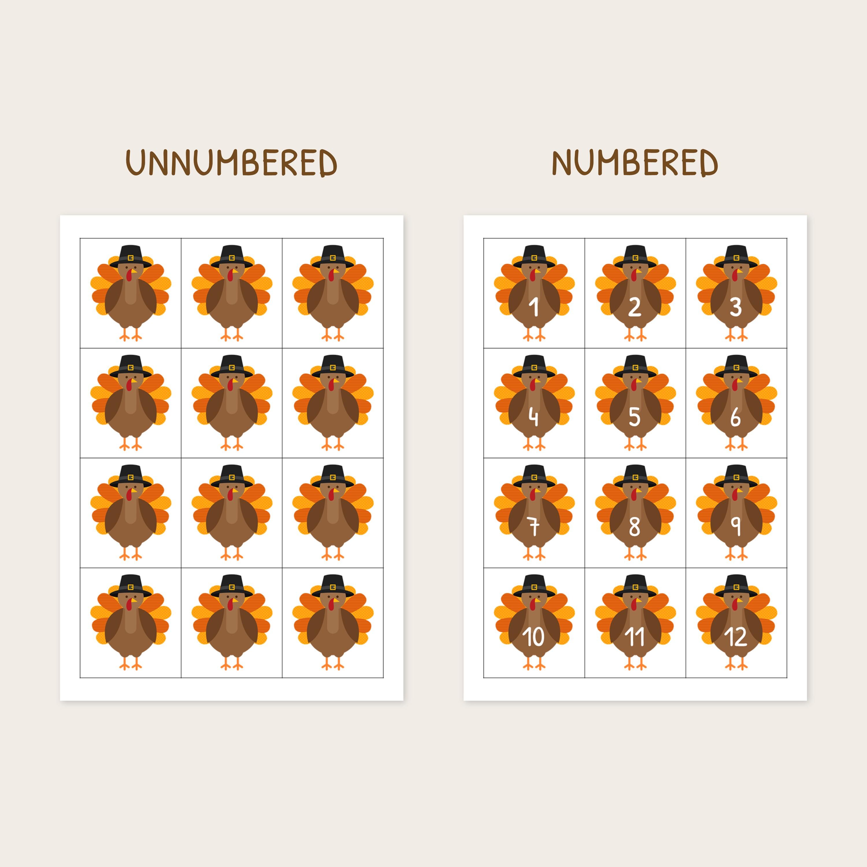 Thanksgiving Turkey Hunt Game | Thanksgiving Scavenger Hunt | Printable ...