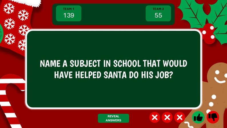 Christmas Trivia Game | Festive Game | Virtual Christmas Game | Fun ...