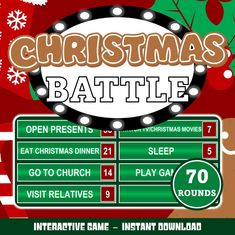 Christmas Trivia Game | Festive Game | Virtual Christmas Game | Fun ...