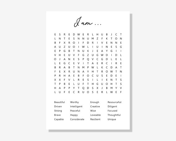 Printable Mental Health Word Search Puzzles Printable Word Searches