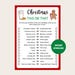 Who is Most Like Elf Game, Funny Family Christmas Game, Printable ...