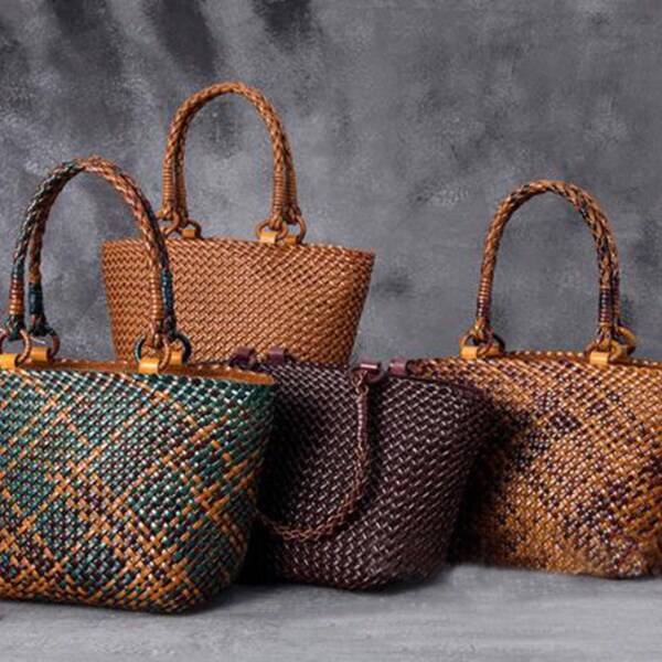 Woven Handbag - Etsy
