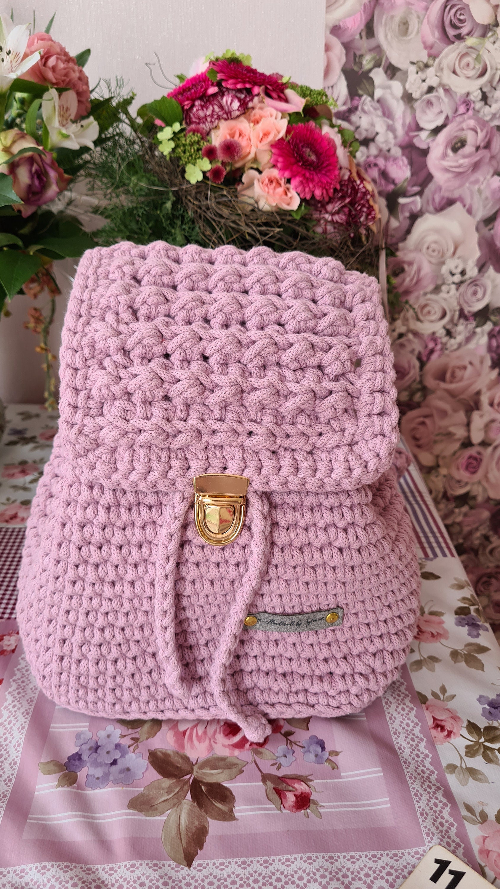 Crochet Backpack - Etsy