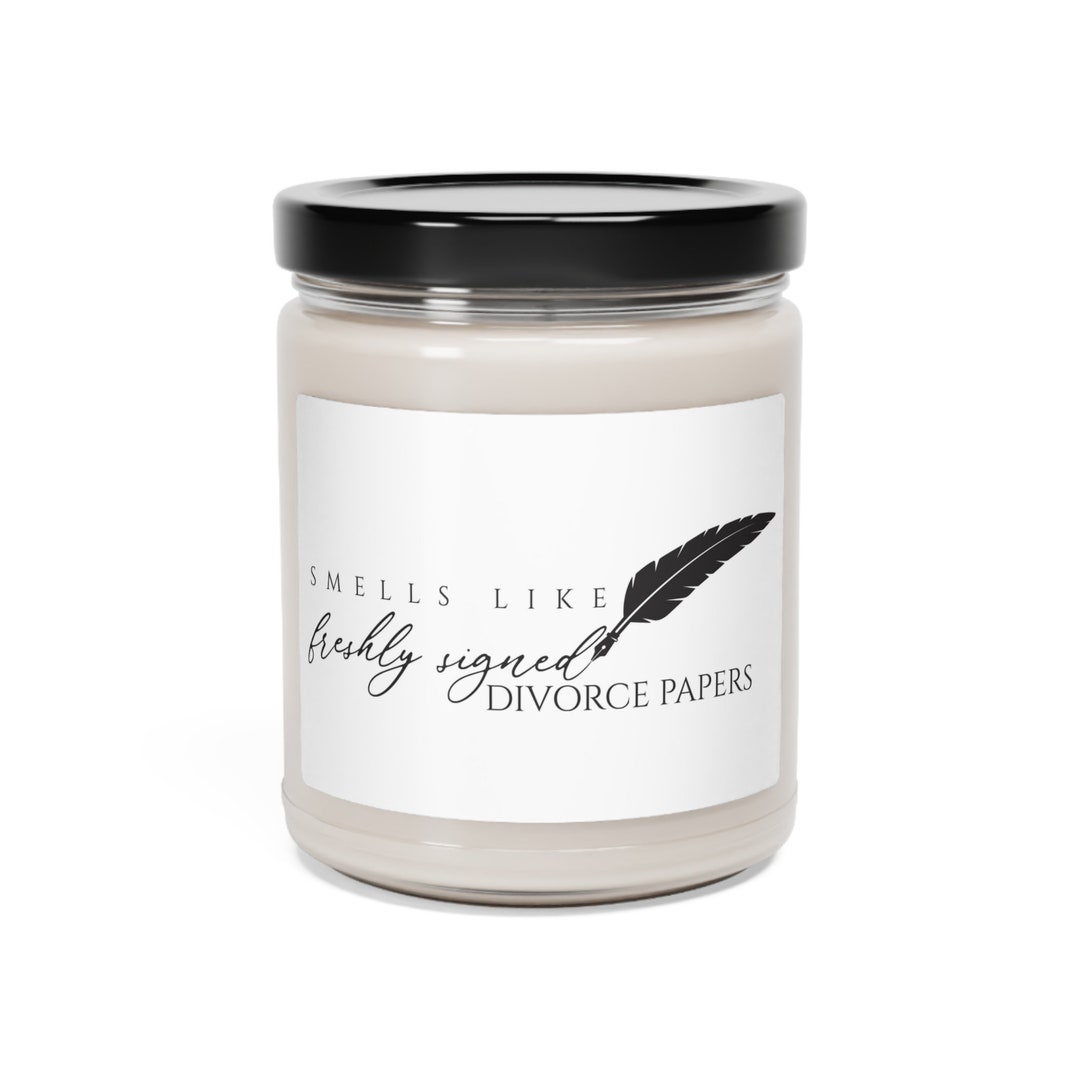 Smells Like Signed Divorce Papers Candle - Etsy