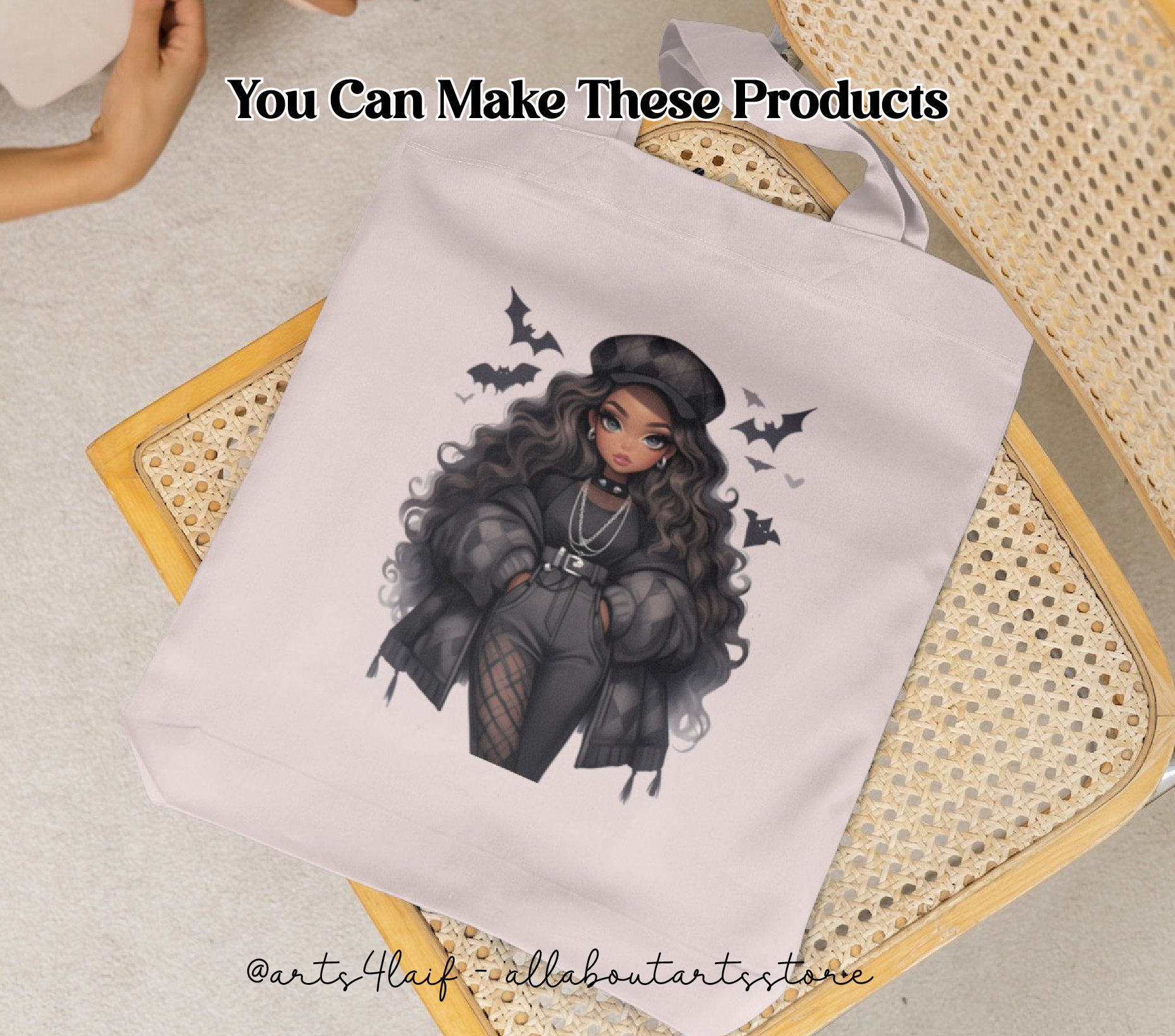 Halloween Witch Cute Chibi Clipart, Witch Fashion Outfit PNG, Digital ...