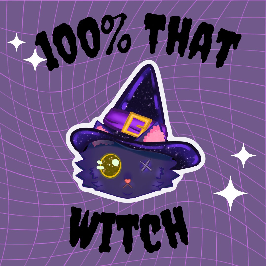 Spooky Kitty Halloween Cat Prints 9x9 Print - Etsy