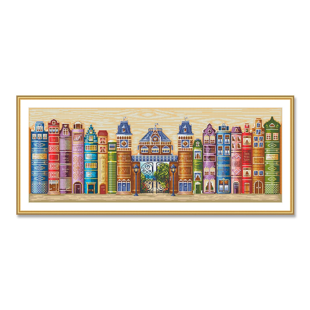 Kingdom of Books, Counted Cross Stitch Pattern, Home Sweet Home ...
