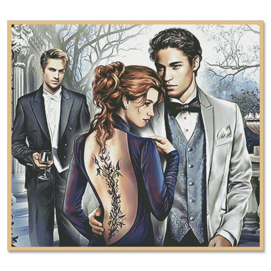 Couple in Love, Cross Stitch Pattern, Flirt, Digital Pattern PDF ...