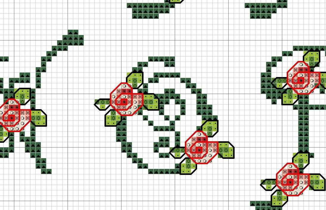 Floral Alphabet Counted Cross Stitch Pattern Floral Letters - Etsy