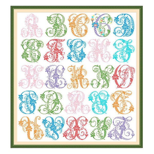 Lace Alphabet - Etsy