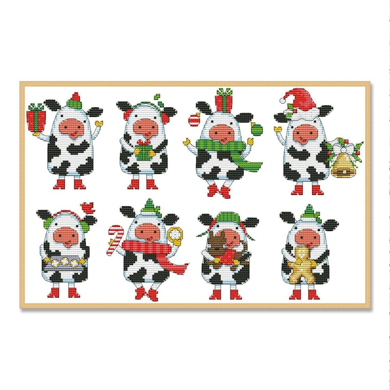 Cow Cross Stitch - Etsy