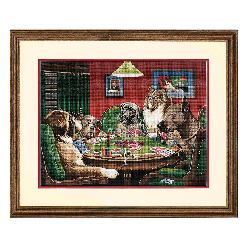 Puppies Playing Poker - Etsy