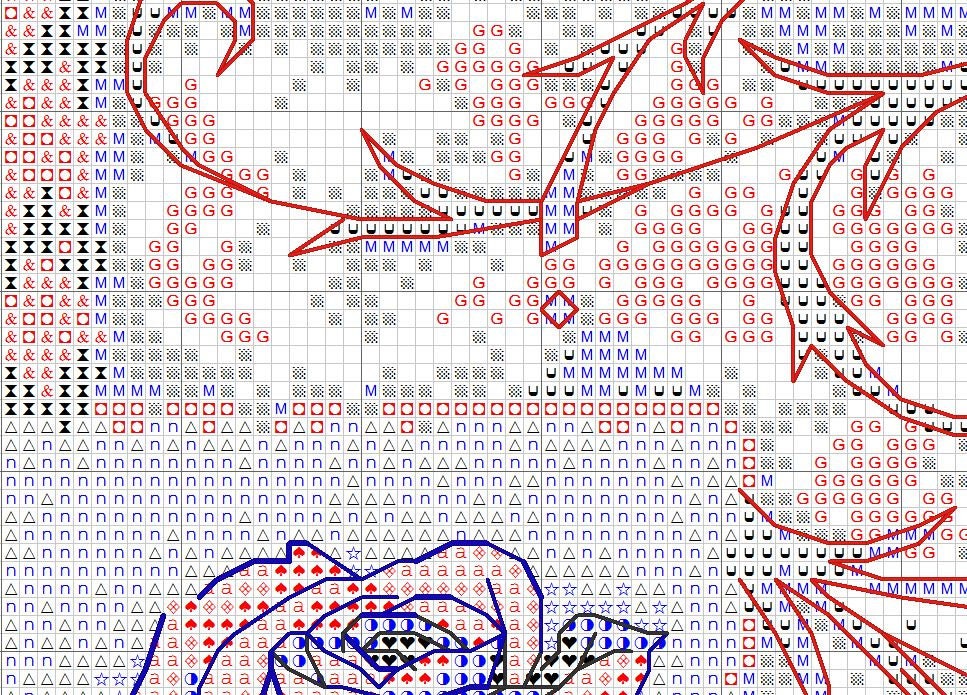 Single Rose, Counted Cross Stitch Pattern, Flowers, Digital Pattern PDF ...