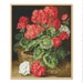 Geranium in a Vase, Cross Stitch Pattern, PDF Digital Pattern, Summer ...