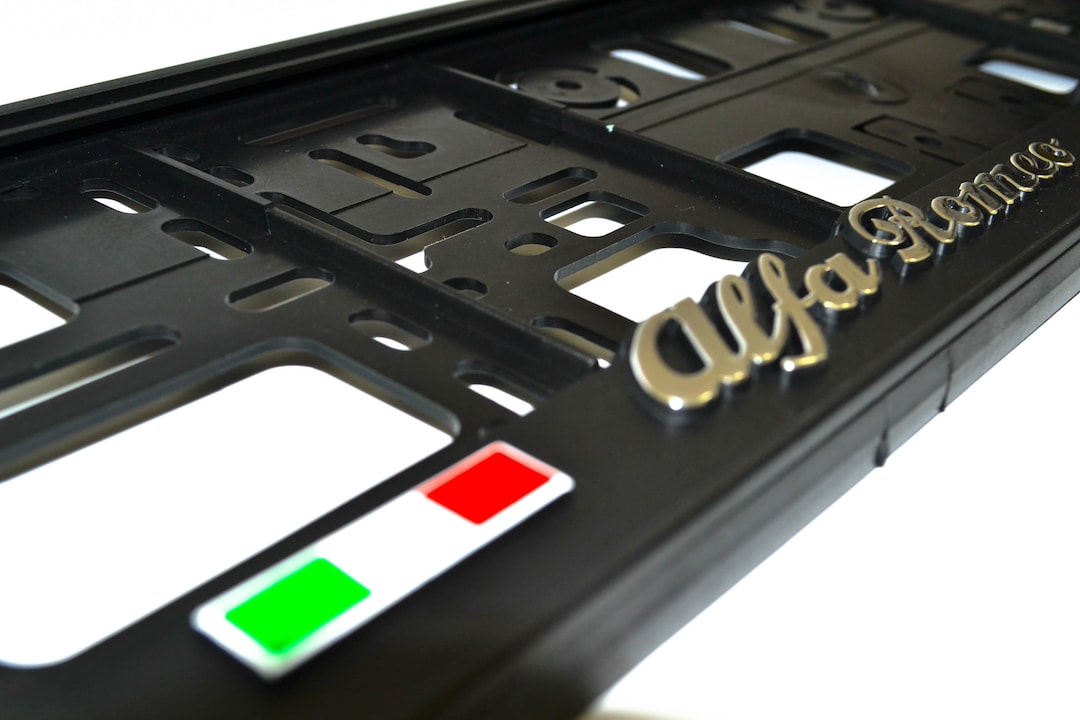 Alfa Romeo License Number Plate Holders Set X2 EU - Etsy