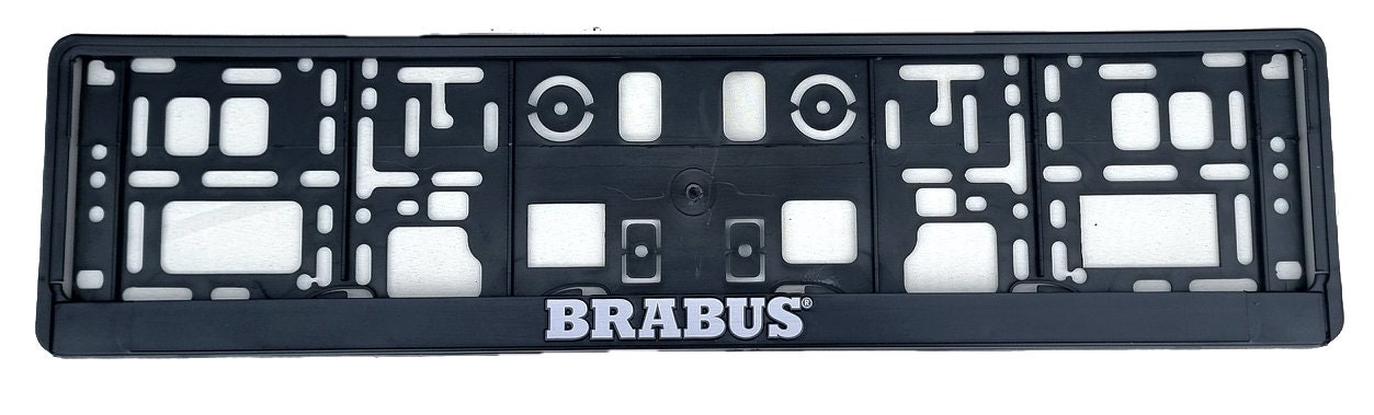 Brabus License Number Plate Holders, Frames EU - Etsy