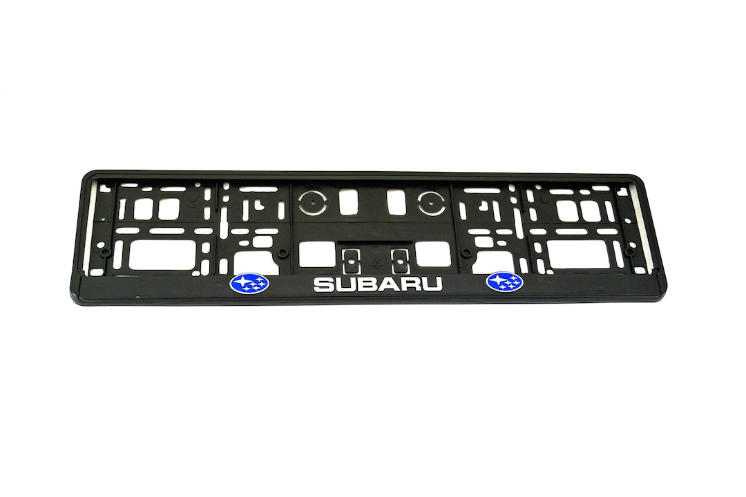 SUBARU License Number Plate Holders Set X2 EU - Etsy
