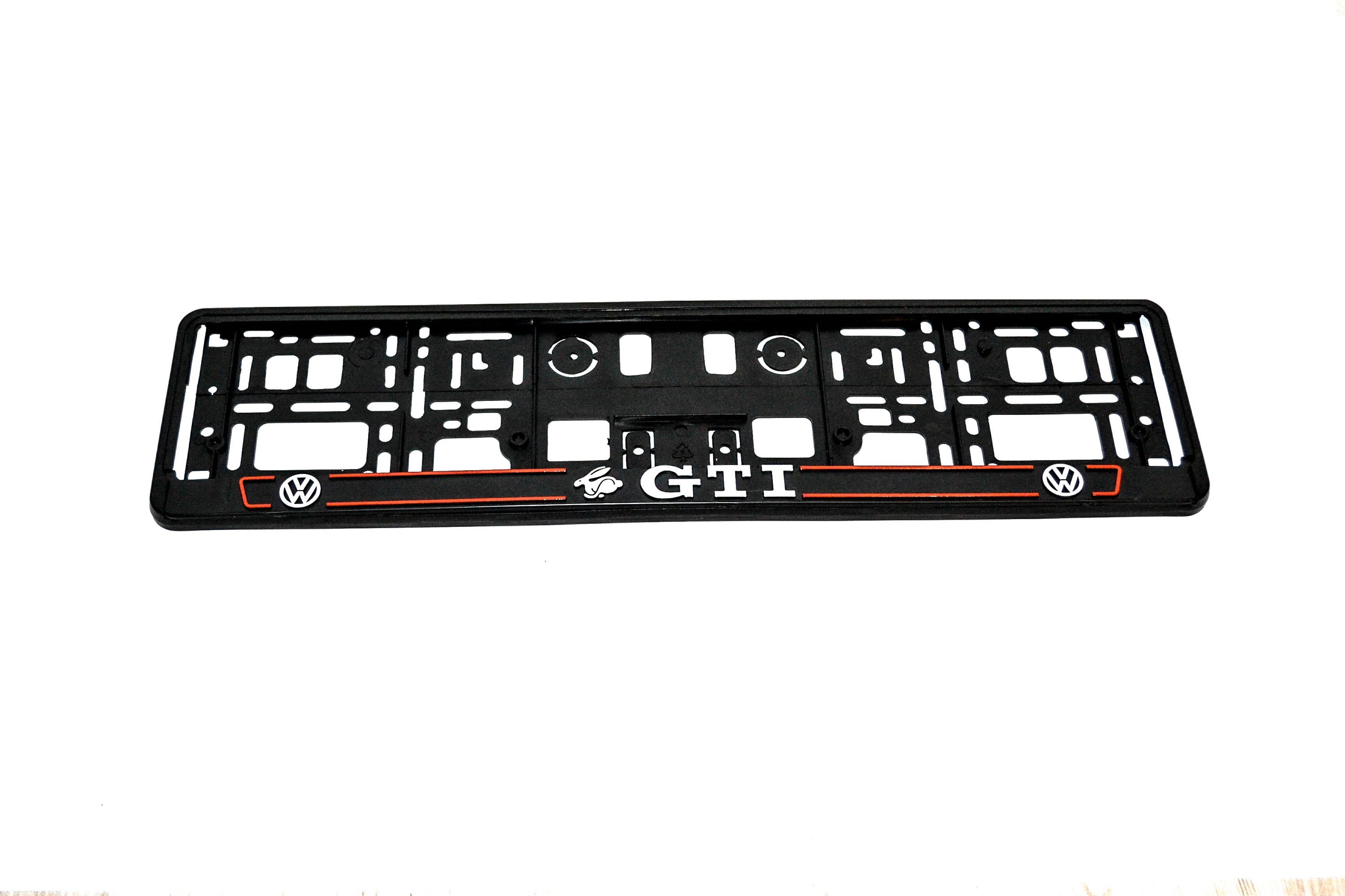 VW GTI Rabbit License Number Plate Holders Set X2 EU - Etsy