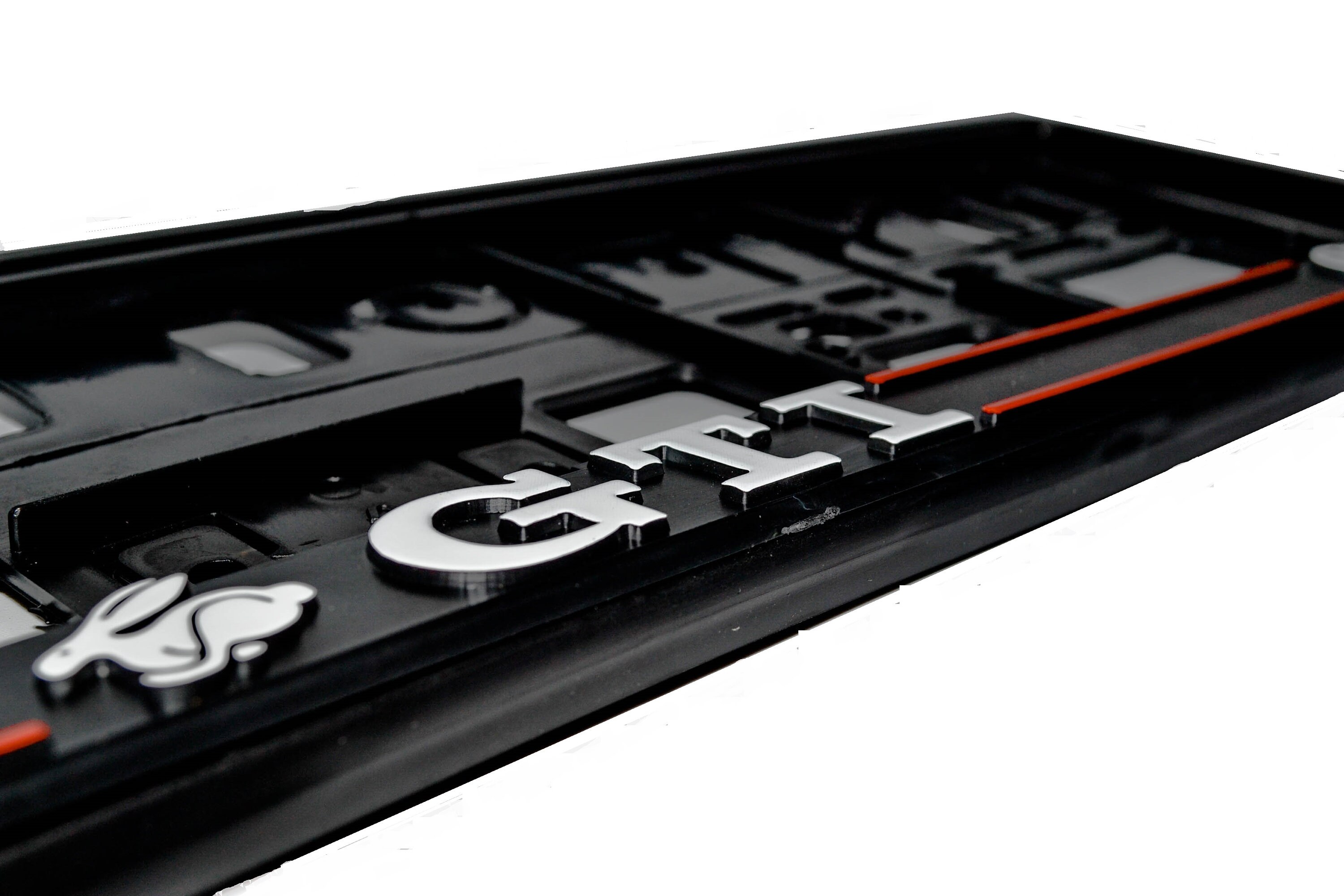VW GTI Rabbit License Number Plate Holders Set X2 EU - Etsy