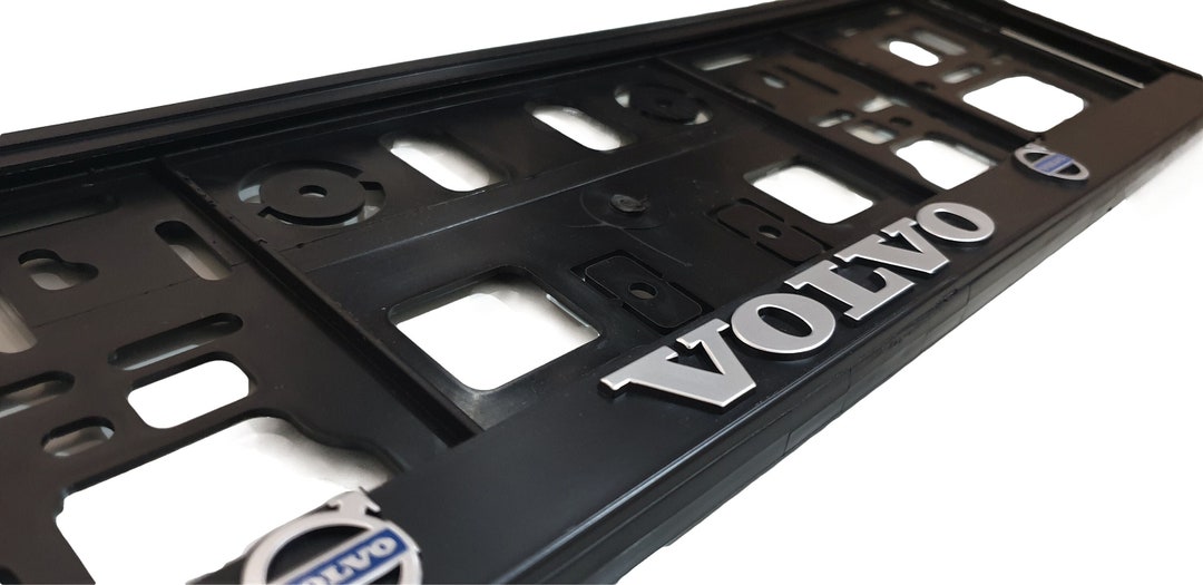 Volvo License Number Plate Holders Set X2 EU - Etsy