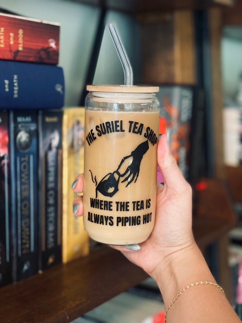 ACOTAR Cup Suriel ACOTAR Suriel Tea Shop Cup ACOTAR Glass With - Etsy