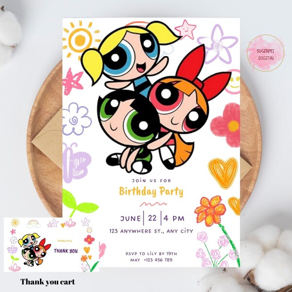 Powerpuff Girls Birthday - Etsy