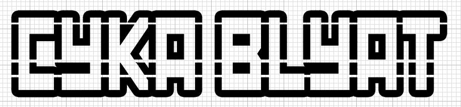 Cyka Blyat Car Decal, Euro Car Decal, Vinyl Sticker, Car Decor, JDM ...