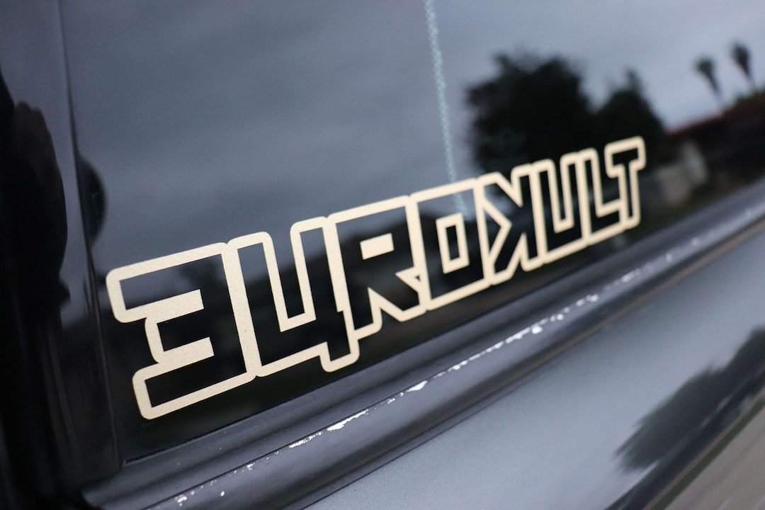 Eurokult Vinyl Decal, Car Decal, Euro Car Decal, Vinyl Sticker, Car ...
