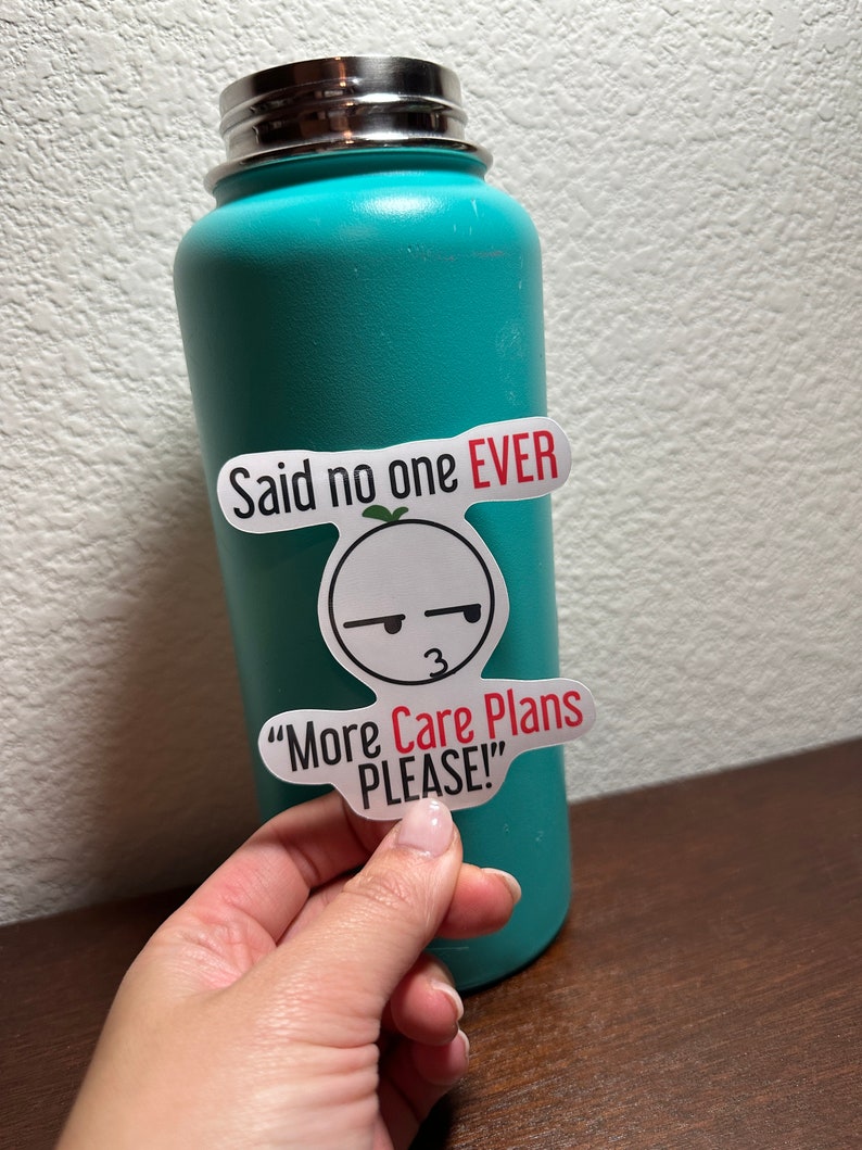 Nursing Student Stickers Student Nurse Sticker Care Plans - Etsy