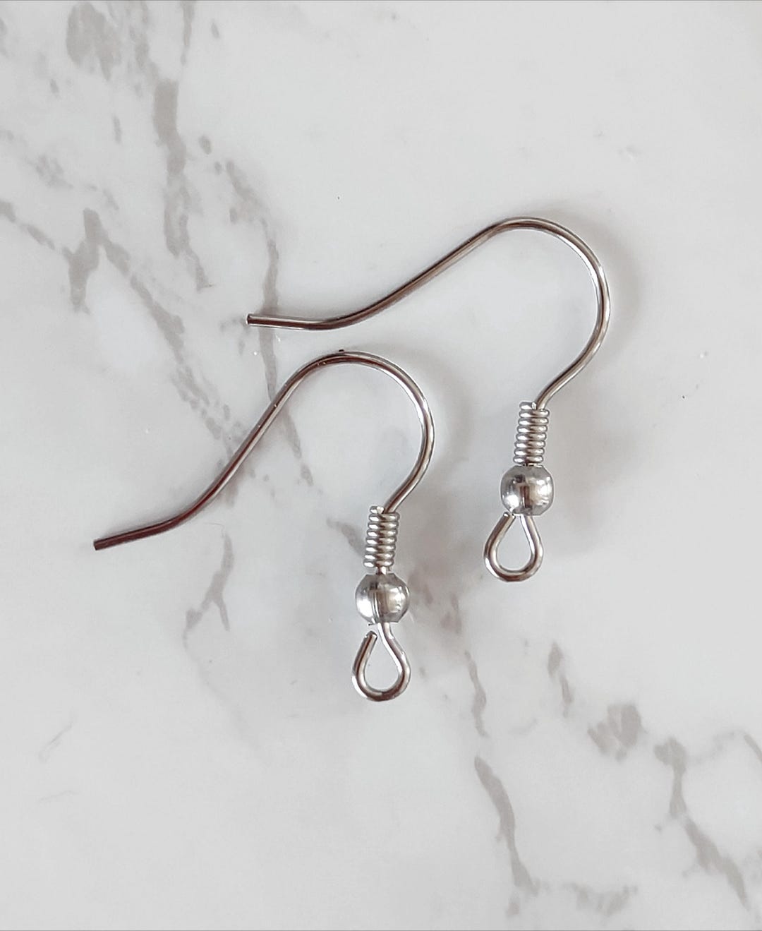316 Surgical Stainless Steel Ear Hooks, 20mm, Pack of 10/20/50 Pair - Etsy