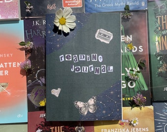 READING JOURNAL AESTHETIC | Book Journal | Book Diary | Softcover ...