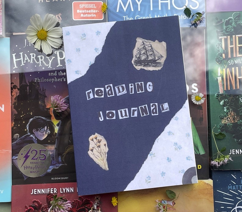 READING JOURNAL AESTHETIC | Book Journal | Physical| Diary | Softcover ...