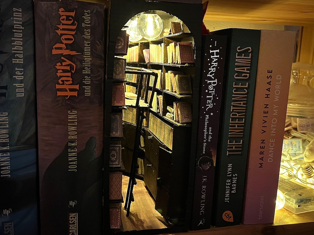 BOOK NOOK DIY Template + Instructions - Etsy